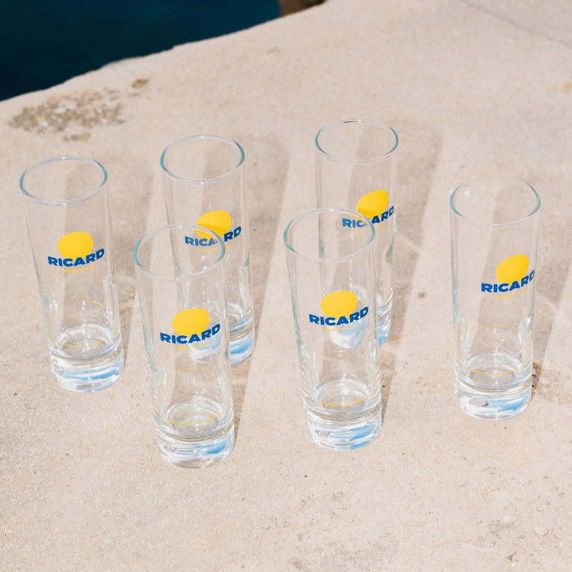 6 Verres Tubes Ricard - Personnalisables – Maison Yellow